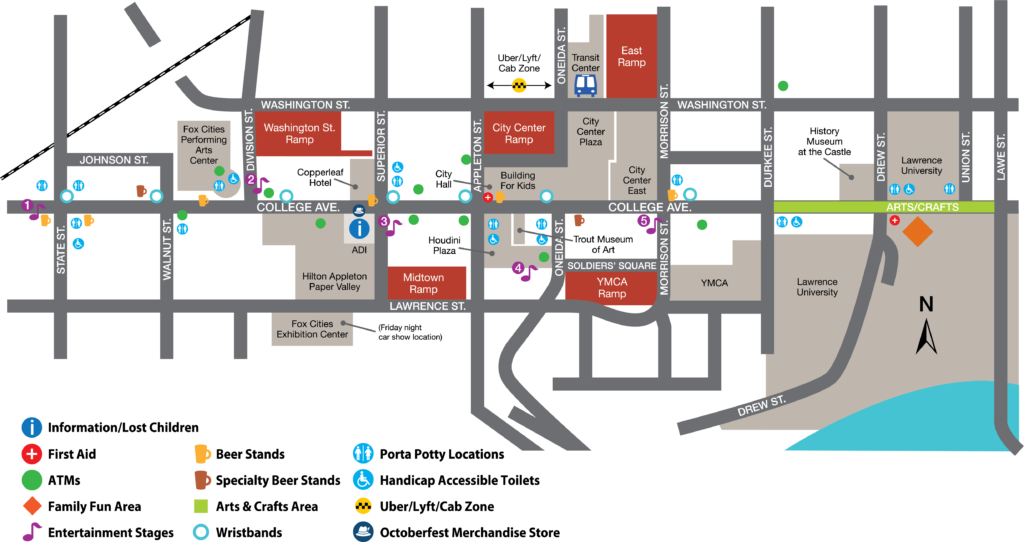 Event Map - Octoberfest Appleton WI